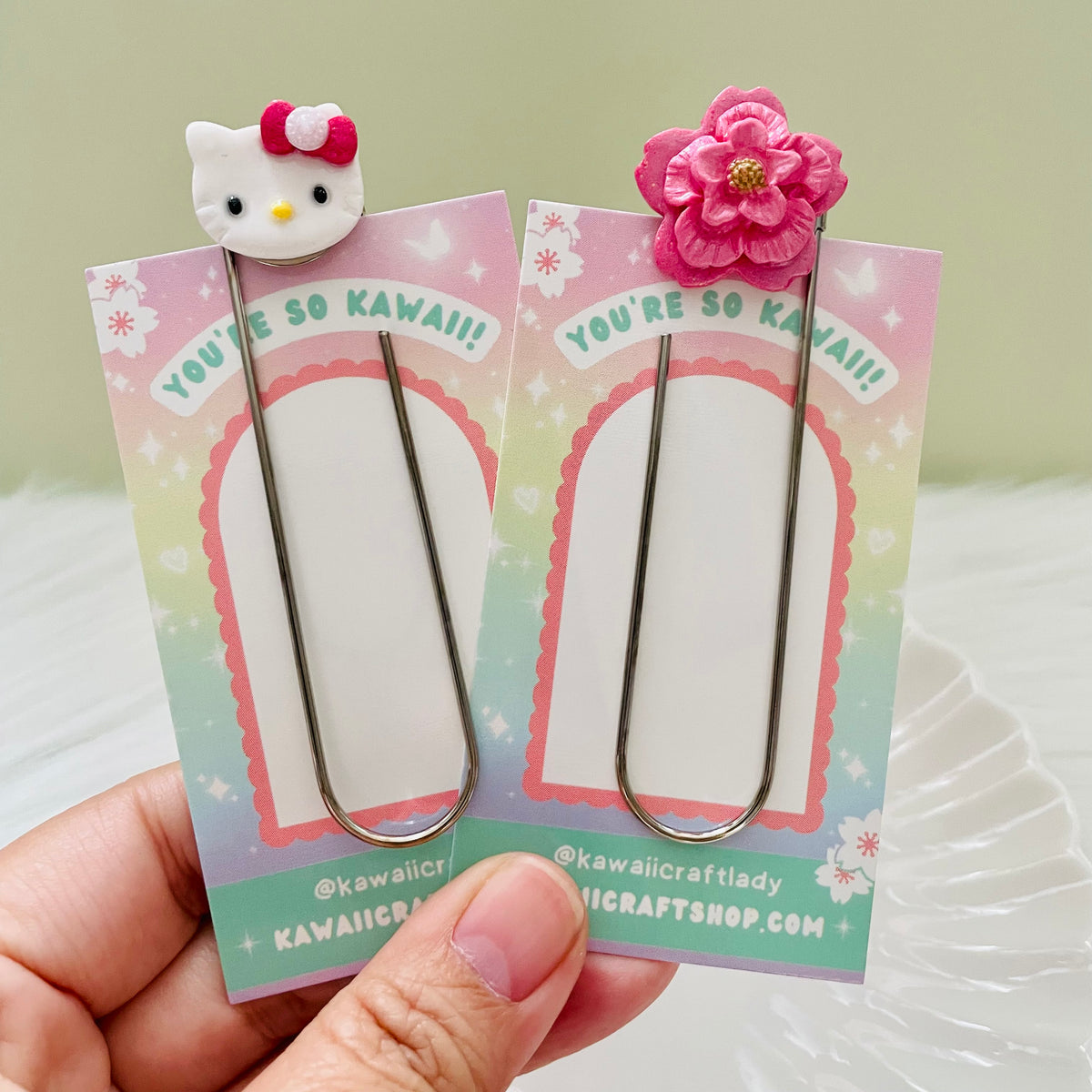 Kawaii Paper Clip Style Bookmarks – Kawaii Craft Shop