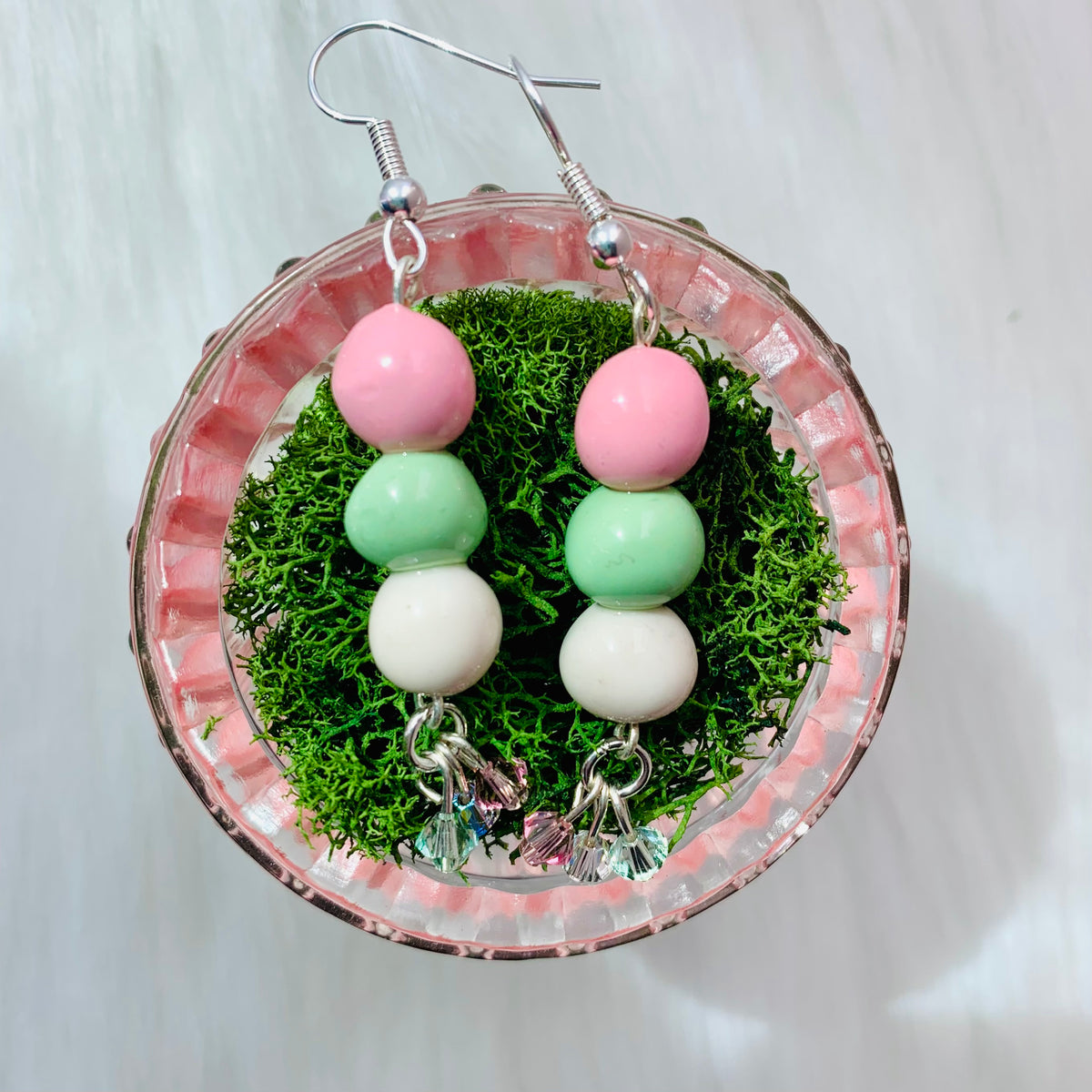 Japanese Dango Mochi Clay Earrings – Kawaii Craft Shop